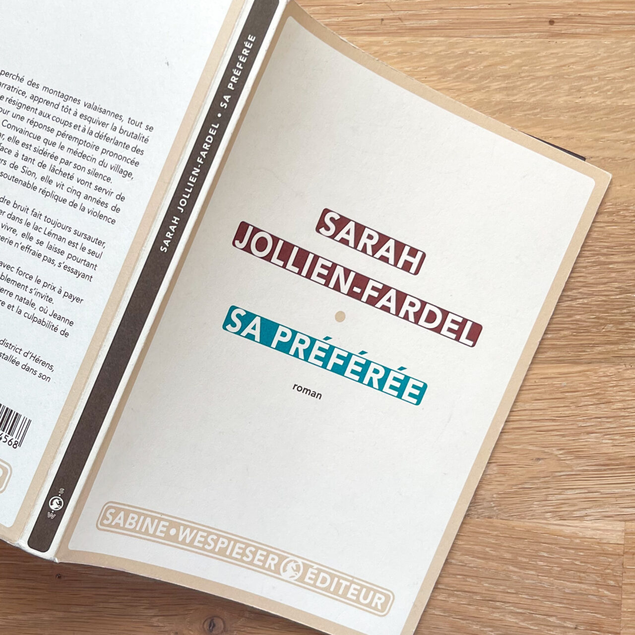 Sa préférée - Sarah Jollien-Fardel - L'Apostrophée